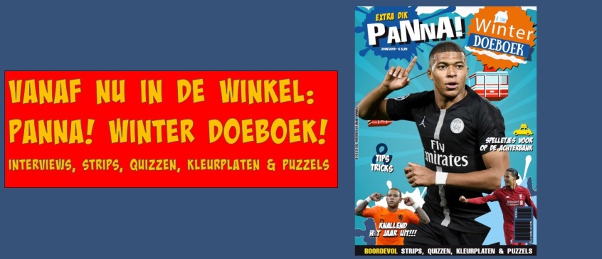 Nu in de winkel: het extra dikke PANNA! Winter Doeboek!