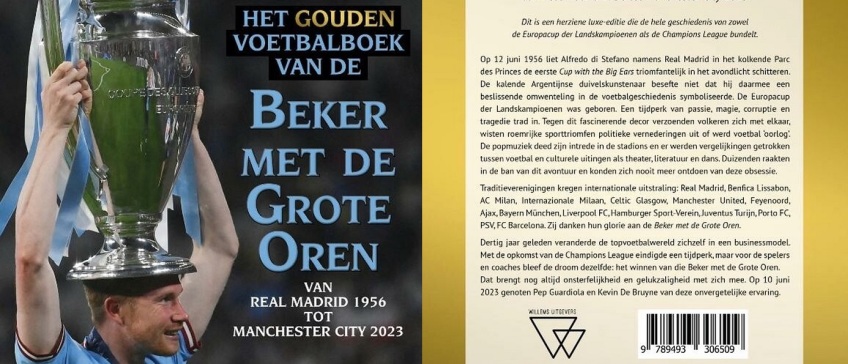 Het Gouden voetbalboek van de Beker met de Grote Oren